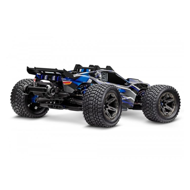 Traxxas Rustler 4x4 Ultimate VXL 1/10 RTR TQ Blue - Heliland.com